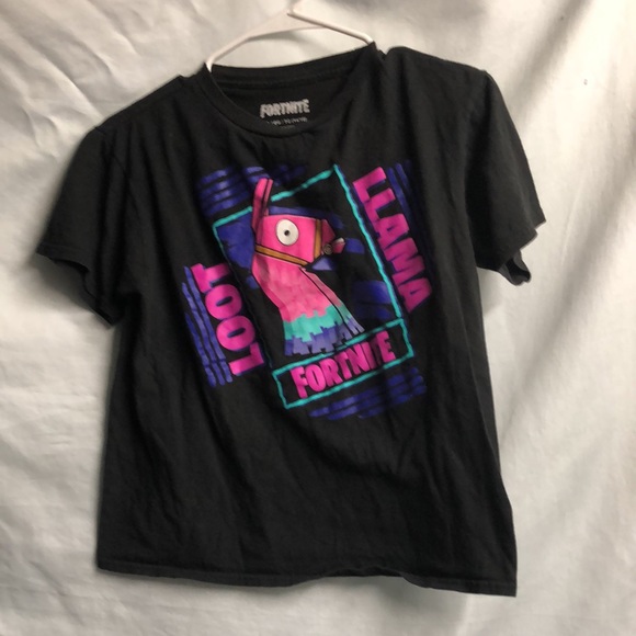 fortnite | Shirts & Tops | Fortnite Llama Black Fortnite Tshirt Extra ...